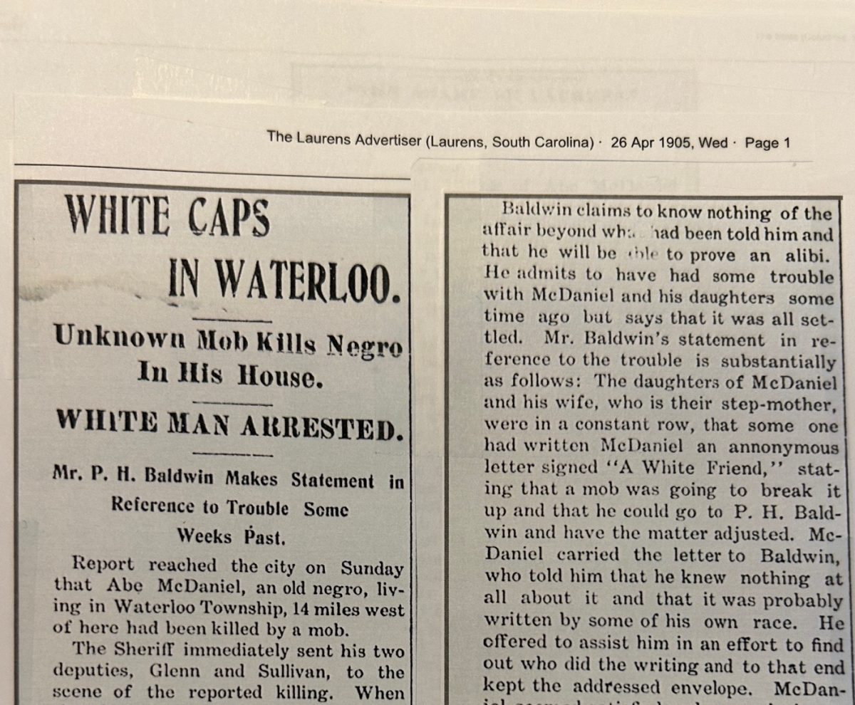 Man killed by ‘white mob” in 1905 gets honor he deserves – The Laurens ...