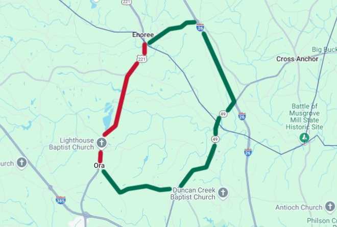 Highway 221 closing for Enoree River bridge repair on Dec. 9 – The ...